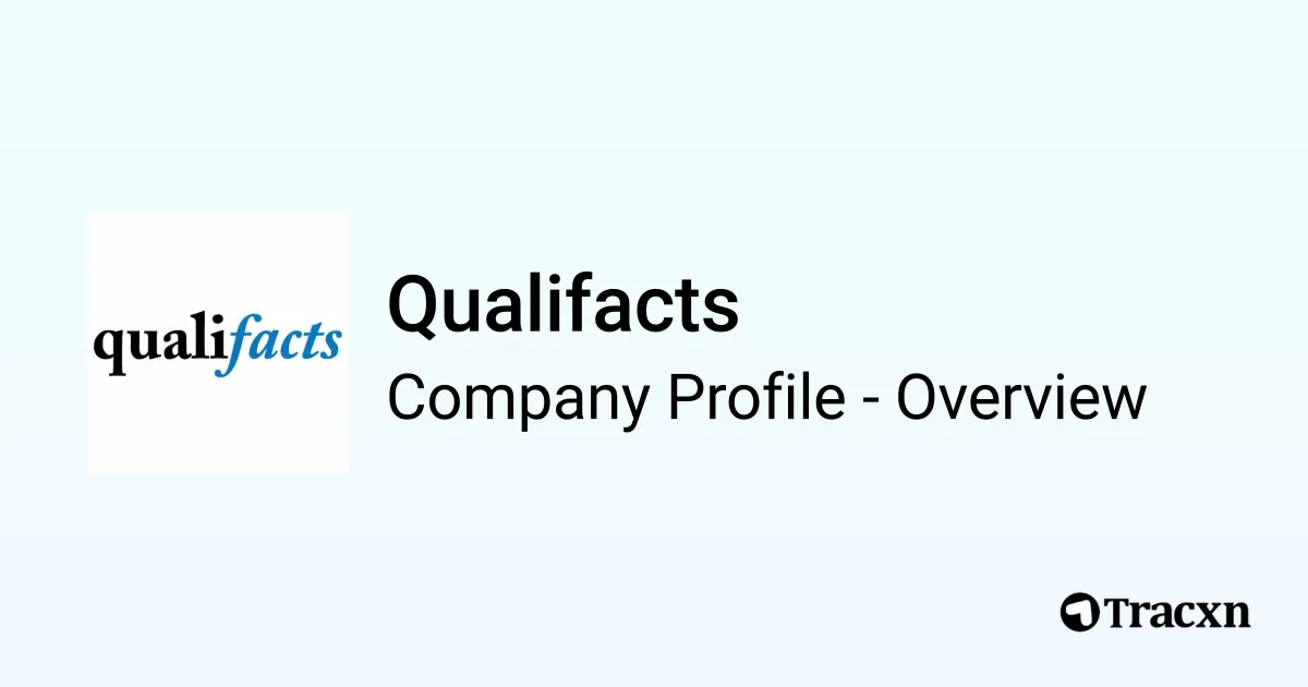 Qualifacts - 2026 Company Profile, Team, Funding & Competitors - Tracxn