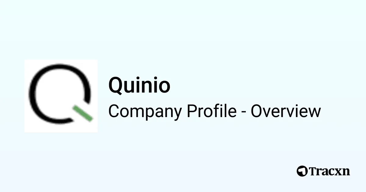 Quinio - 2026 Company Profile, Team & Funding - Tracxn
