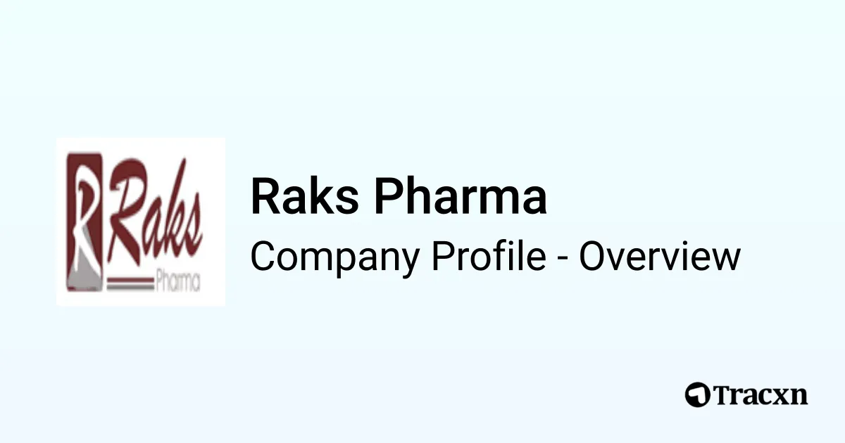 Raks Pharma - 2025 Company Profile, Team & Competitors - Tracxn