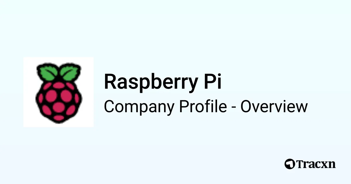Raspberry Pi - 2026 Company Profile, Team, Funding & Competitors - Tracxn