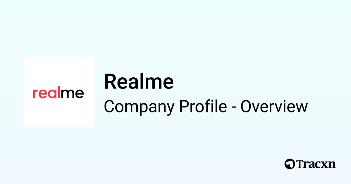 Realme - 2025 Company Profile, Team, Competitors & Financials - Tracxn