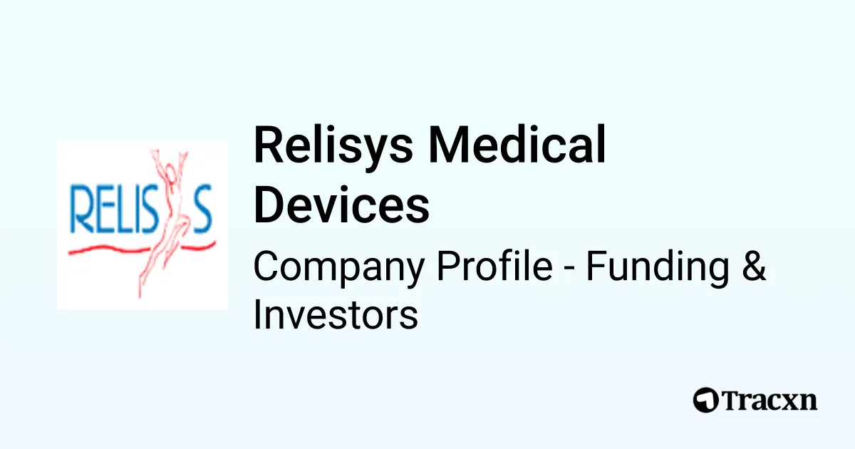 Relisys Medical Devices - 2025 Funding Rounds & List of Investors - Tracxn