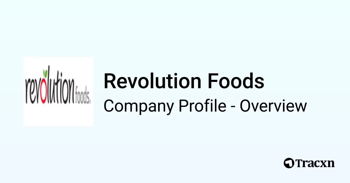 Revolution Foods - 2026 Company Profile, Team, Funding & Competitors ...