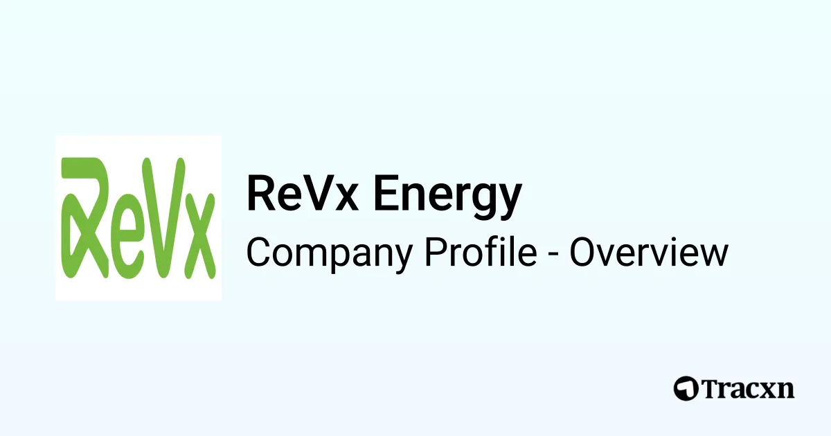 ReVx Energy - 2025 Company Profile, Team, Funding, Competitors & Financials - Tracxn