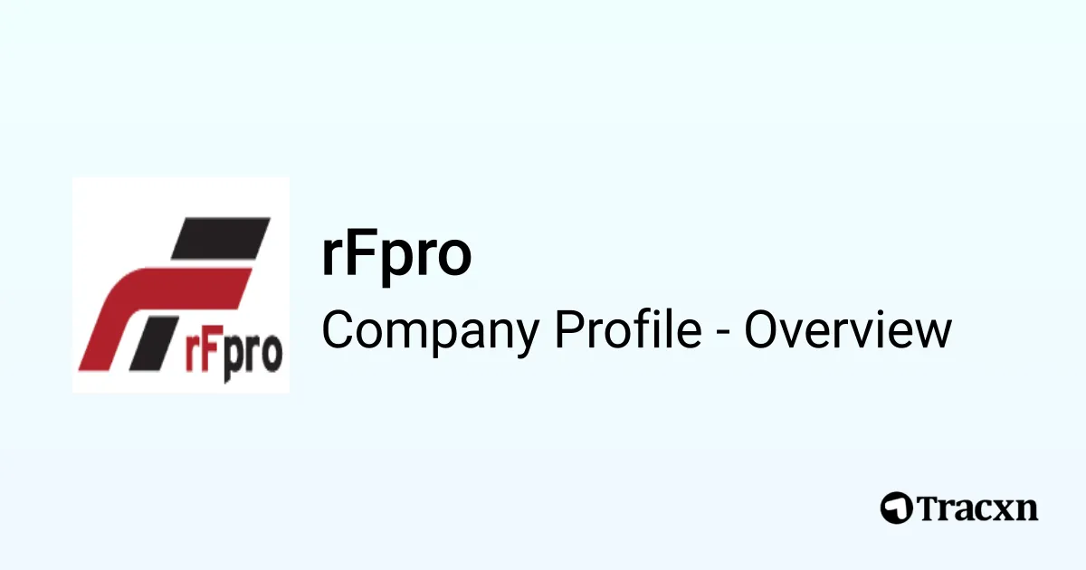 rFpro - 2025 Company Profile, Team, Competitors & Financials - Tracxn