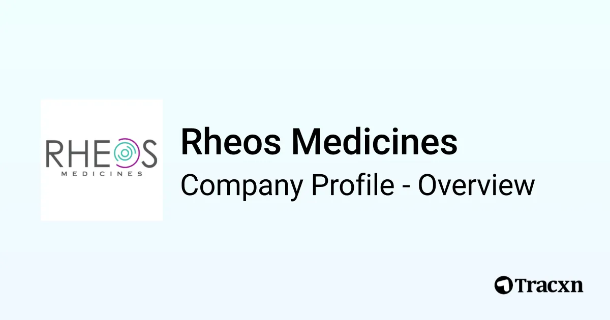 Rheos Medicines - 2026 Company Profile, Team, Funding & Competitors ...