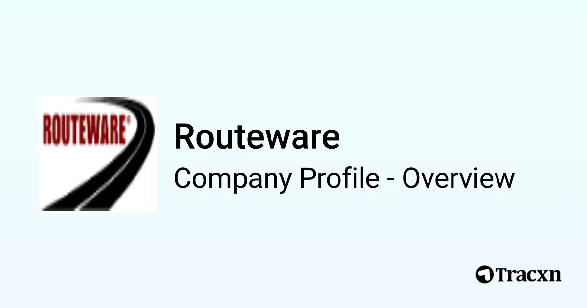 Routeware - 2026 Company Profile, Team, Funding & Competitors - Tracxn