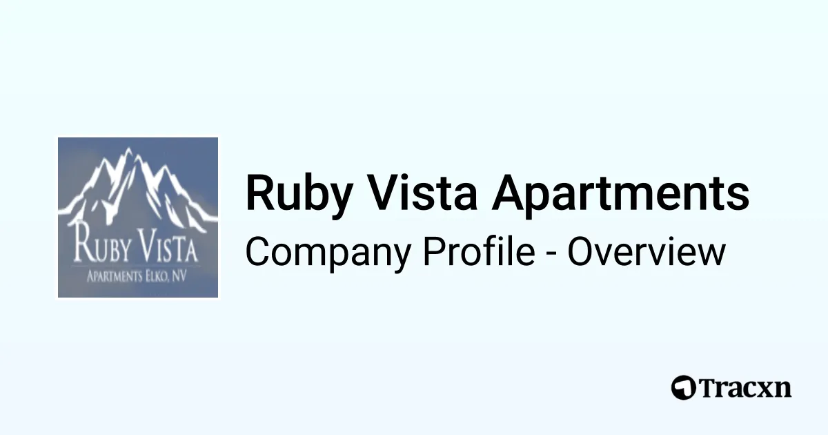 Ruby Vista Apartments - 2025 Company Profile & Competitors - Tracxn