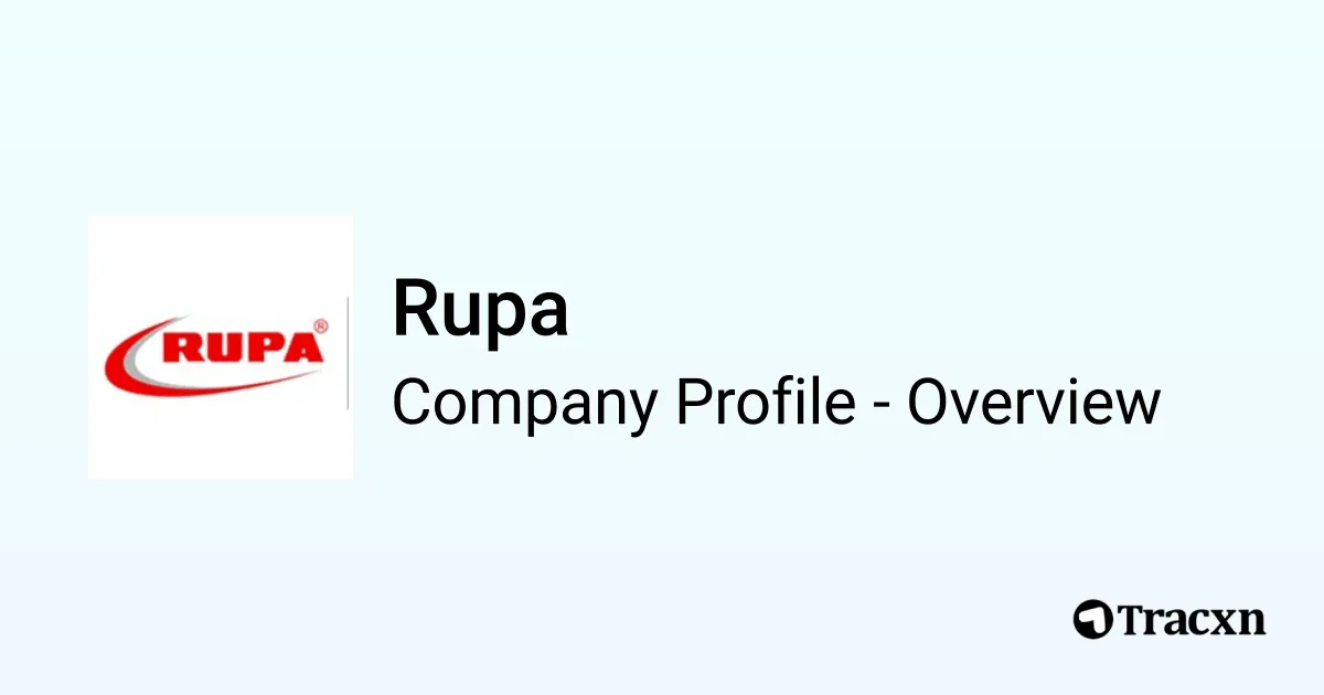 Rupa - 2026 Company Profile, Team & Competitors - Tracxn