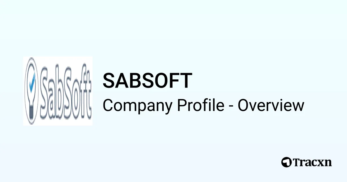 SABSOFT - 2026 Company Profile & Competitors - Tracxn
