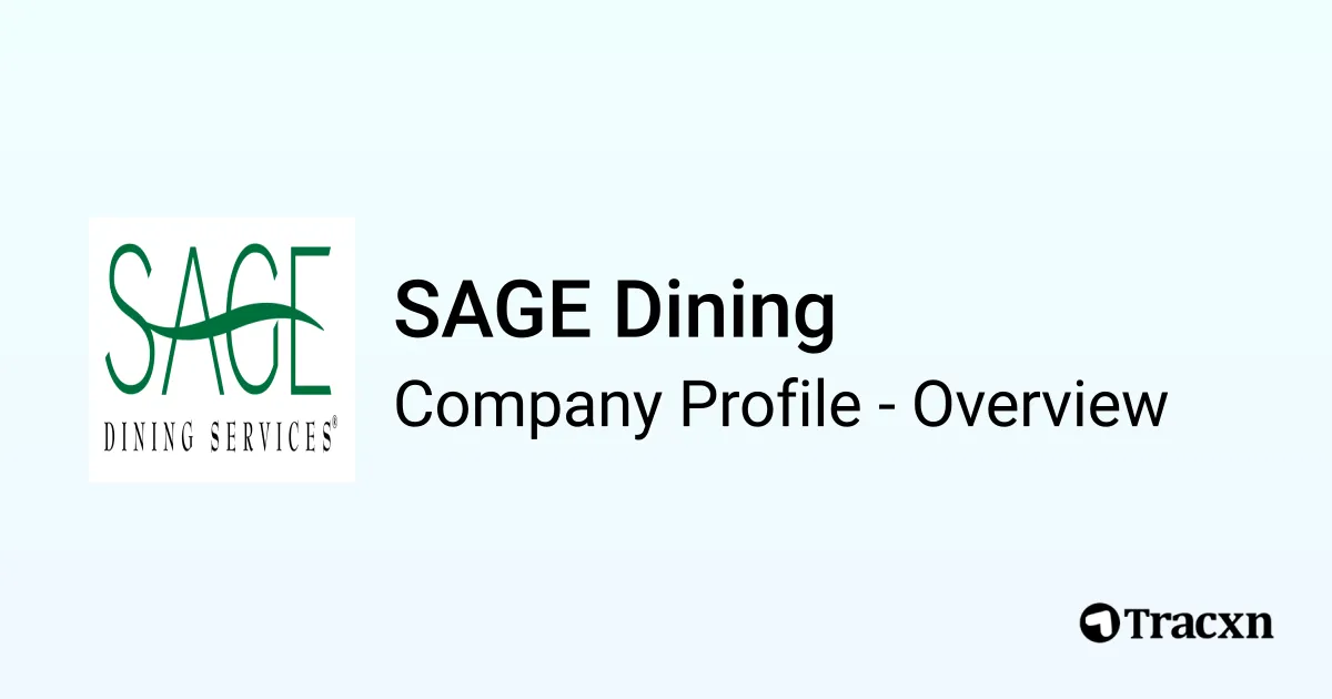 SAGE Dining - 2025 Company Profile, Team & Competitors - Tracxn