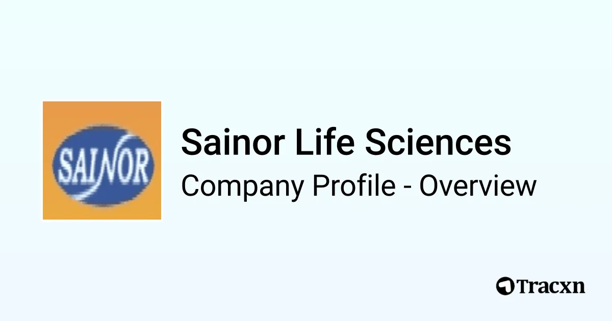 Sainor Life Sciences - 2025 Company Profile, Team, Competitors & Financials - Tracxn