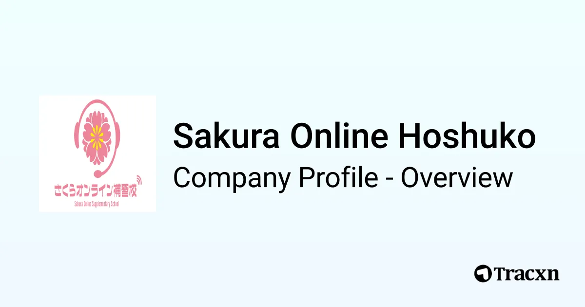 Sakura Online Hoshuko - 2025 Company Profile - Tracxn