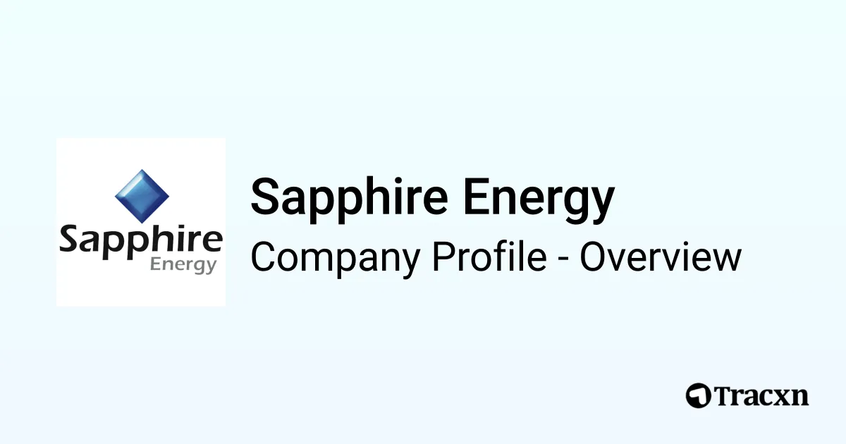 Sapphire Energy - 2026 Company Profile, Funding & Competitors - Tracxn