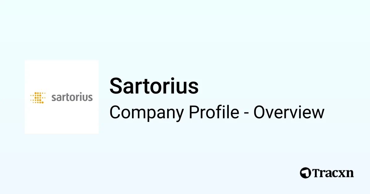 Sartorius - 2026 Company Profile, Team, Funding, Competitors ...