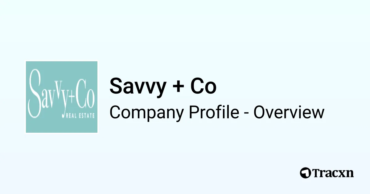 Savvy + Co - 2025 Company Profile & Competitors - Tracxn