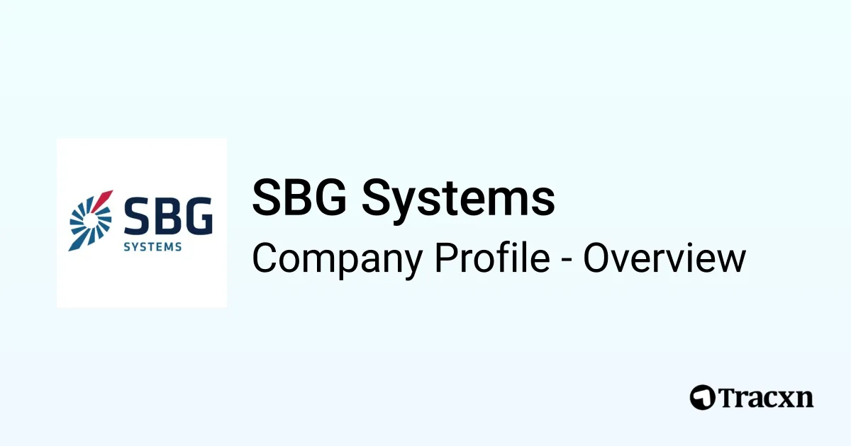 SBG Systems - 2025 Company Profile, Team & Competitors - Tracxn