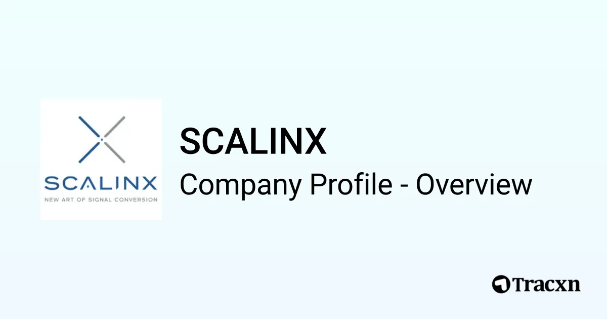 SCALINX - 2025 Company Profile, Team, Funding, Competitors & Financials - Tracxn