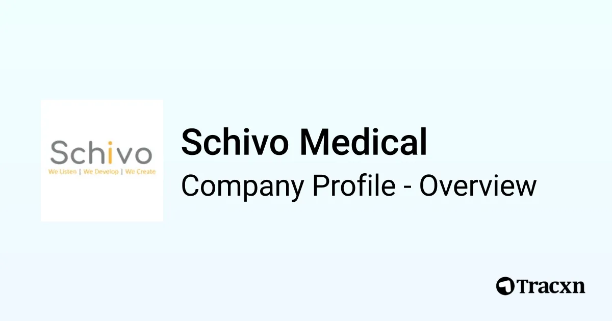 Schivo Medical - 2025 Company Profile, Team & Funding - Tracxn