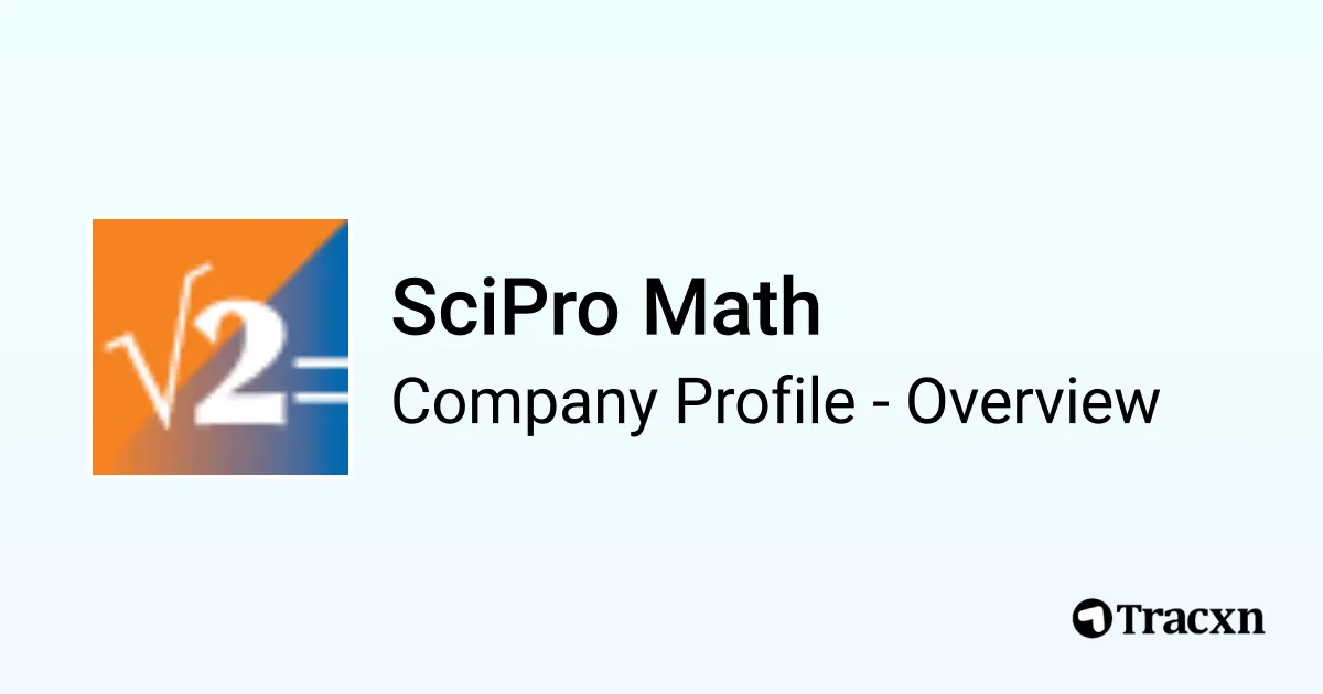 SciPro Math - 2025 Company Profile & Competitors - Tracxn