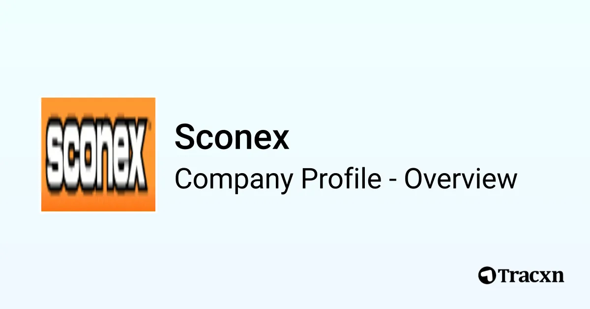 Sconex - 2025 Company Profile, Team & Competitors - Tracxn