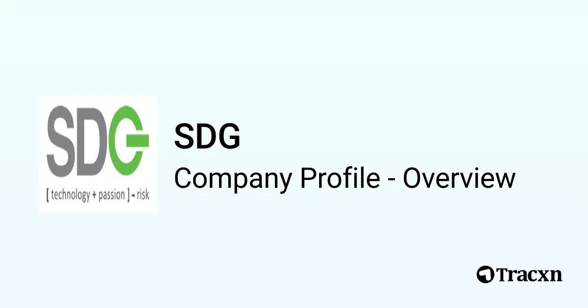 SDG - 2025 Company Profile, Team, Funding & Competitors - Tracxn