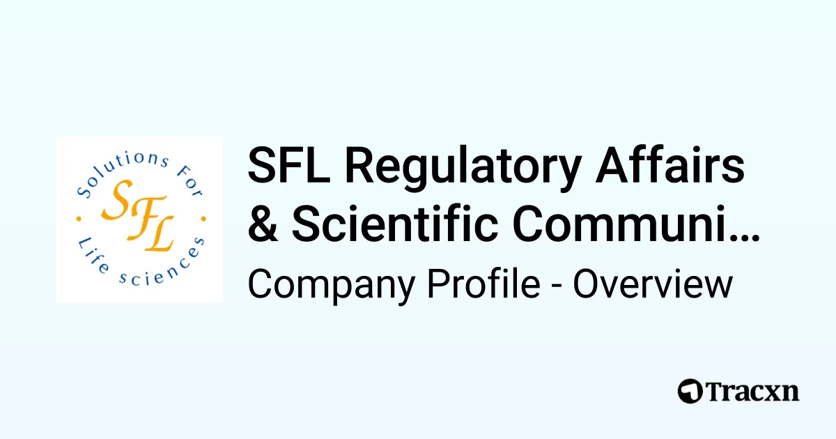 SFL Regulatory Affairs & Scientific Communication - 2025 Company ...