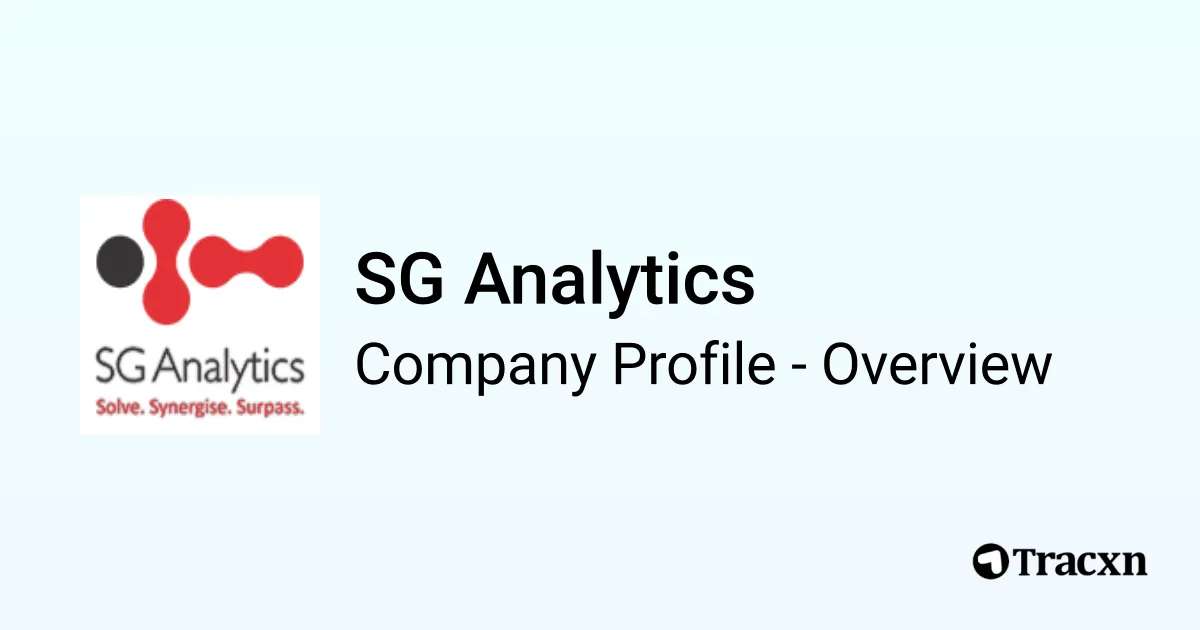 SG Analytics - 2026 Company Profile, Team, Funding, Competitors ...