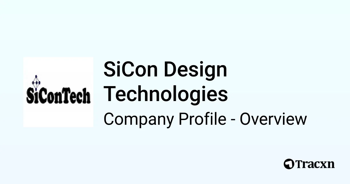 SiCon Design Technologies - 2025 Company Profile, Team, Funding ...
