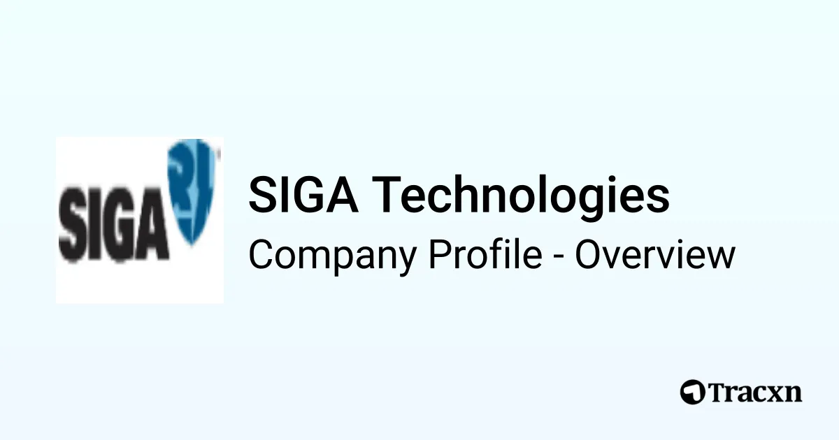 SIGA Technologies - 2026 Company Profile, Team, Funding, Competitors ...