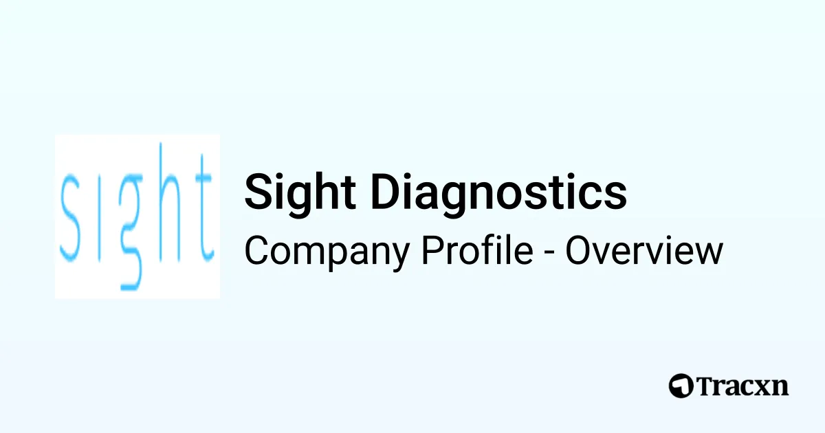 Sight Diagnostics - 2025 Company Profile, Team, Funding & Competitors - Tracxn