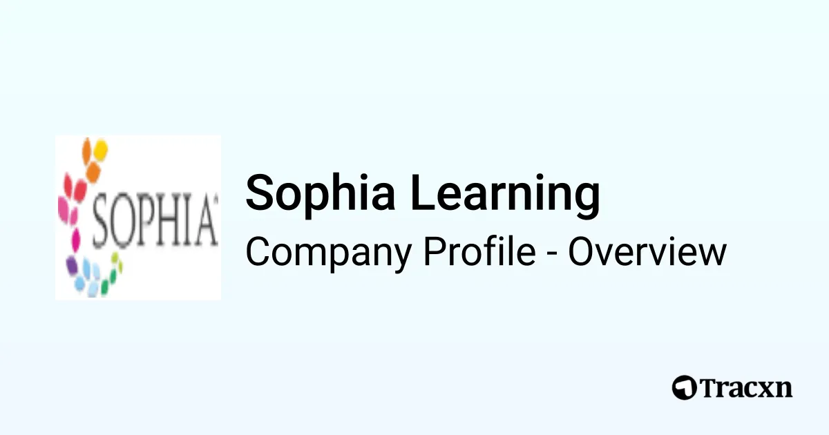Sophia Learning - 2025 Company Profile, Team, Funding & Competitors ...