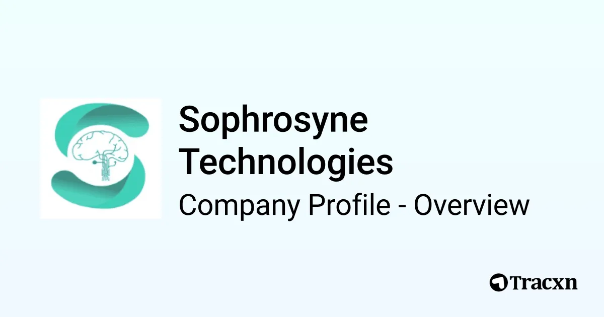 Sophrosyne Technologies - 2026 Company Profile, Team, Funding ...