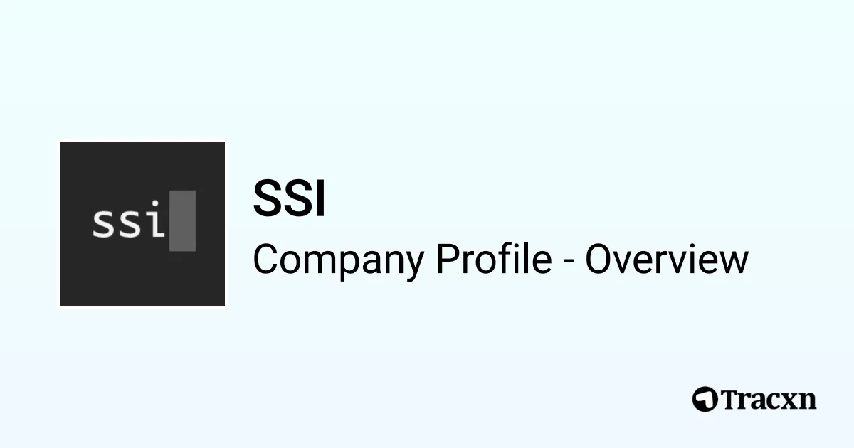 SSI - 2026 Company Profile, Team, Funding & Competitors - Tracxn