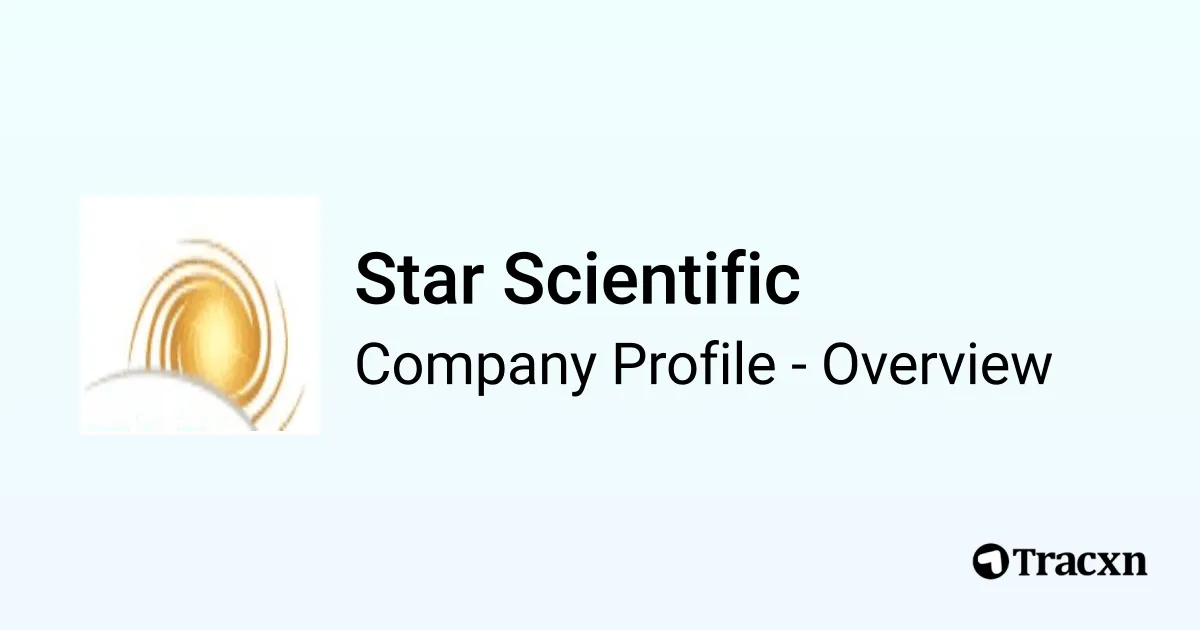 Star Scientific - 2026 Company Profile, Team, Competitors & Financials ...