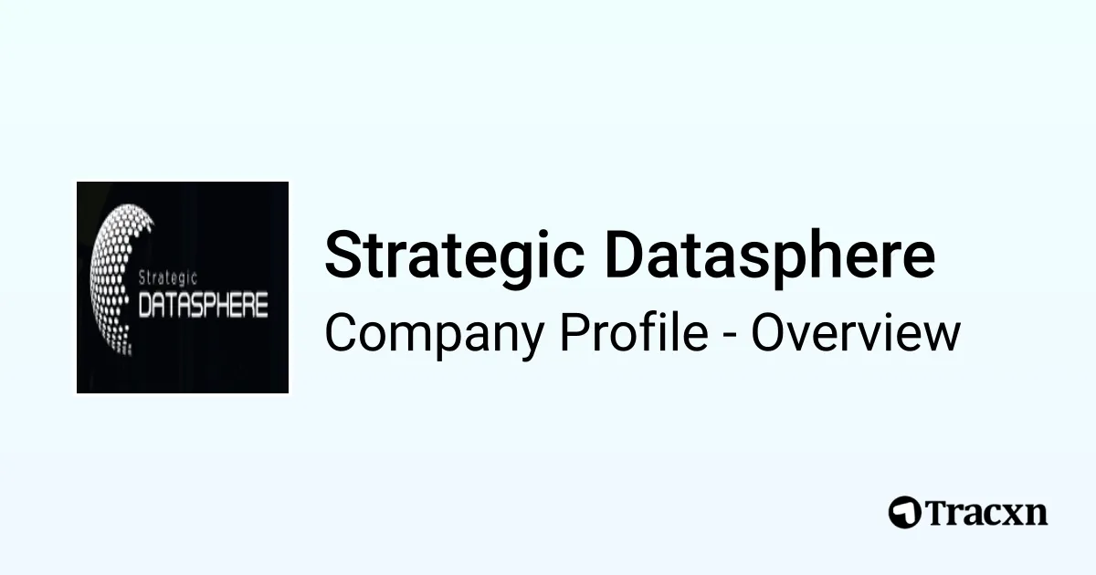 Strategic Datasphere - 2025 Company Profile & Team - Tracxn