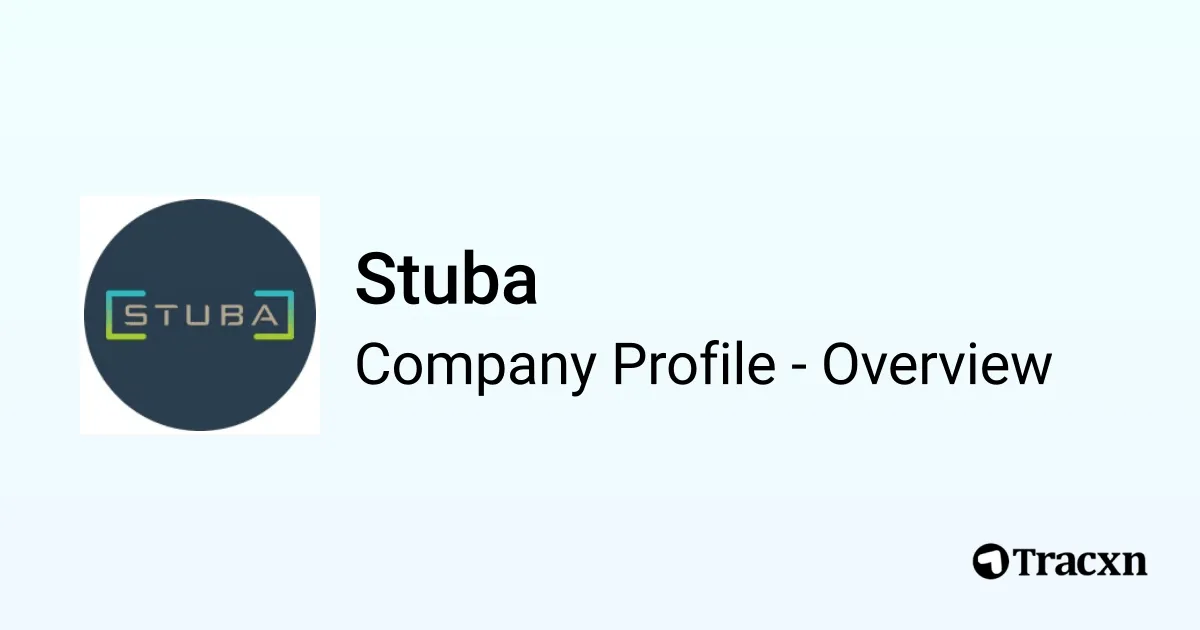 Stuba - 2025 Company Profile, Team, Competitors & Financials - Tracxn