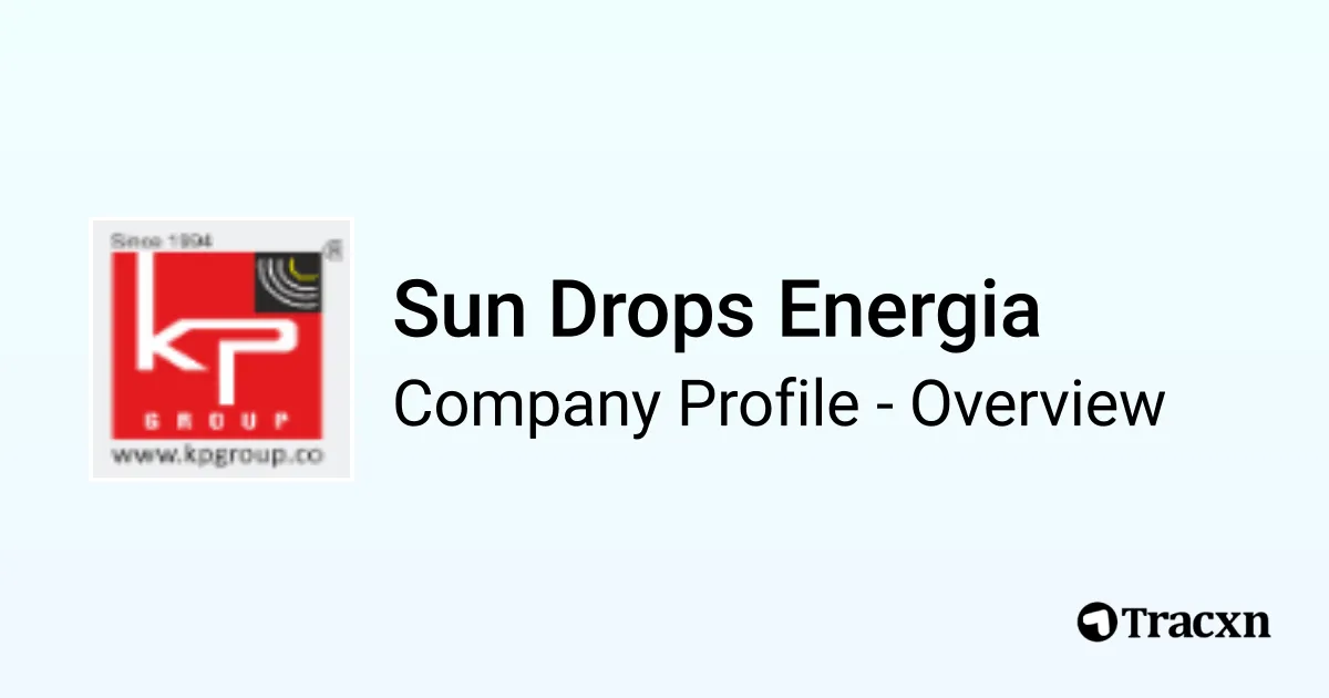 Sun Drops Energia - 2025 Company Profile - Tracxn