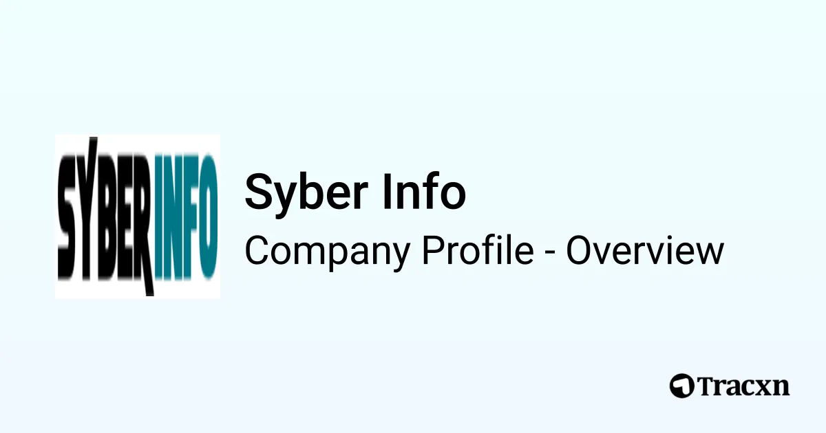 Syber Info - 2025 Company Profile & Competitors - Tracxn