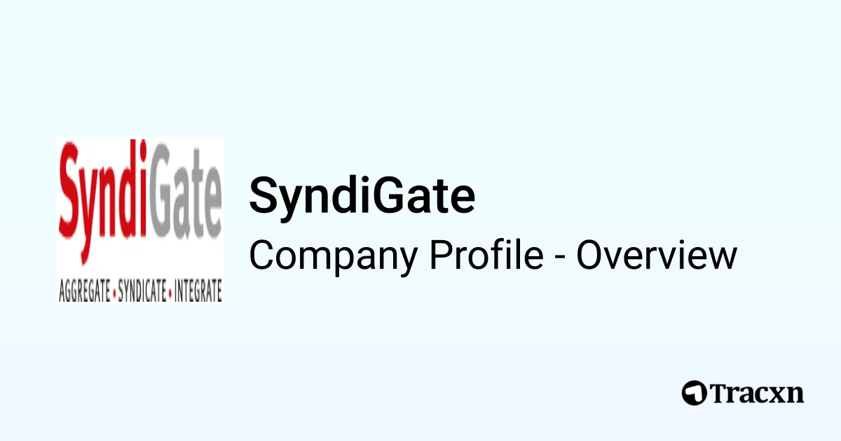 SyndiGate - 2025 Company Profile, Team & Competitors - Tracxn