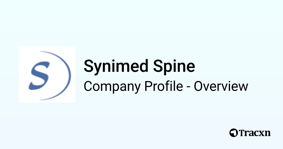 Synimed Spine - 2025 Company Profile & Competitors - Tracxn