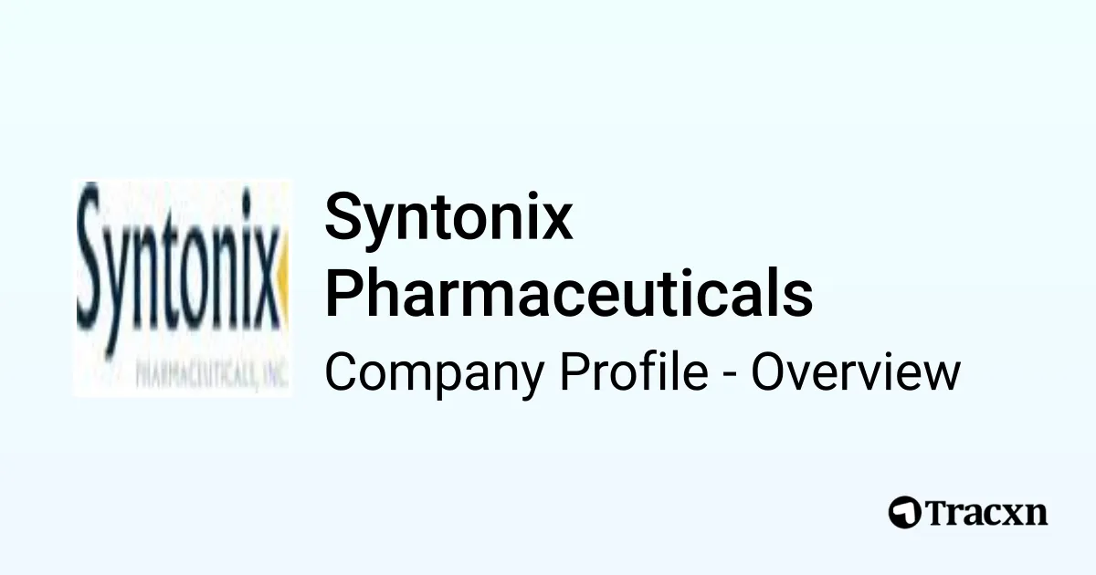 Syntonix Pharmaceuticals - 2025 Company Profile, Team, Funding ...
