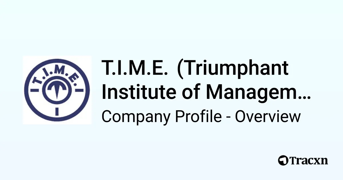 T.I.M.E. (Triumphant Institute of Management Education) - 2025 Company ...