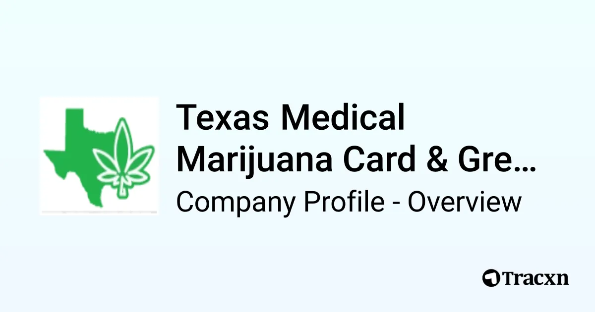Texas Medical Marijuana Card & Green Health Docs - 2025 Company Profile & Competitors - Tracxn