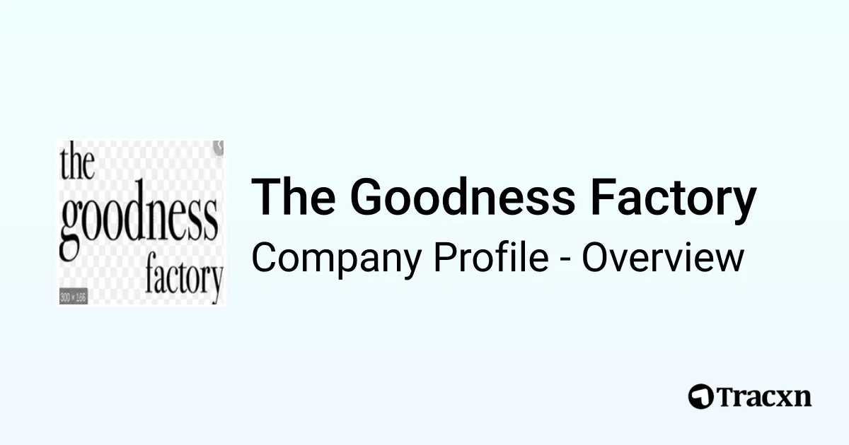 The Goodness Factory - 2026 Company Profile, Team, Competitors ...