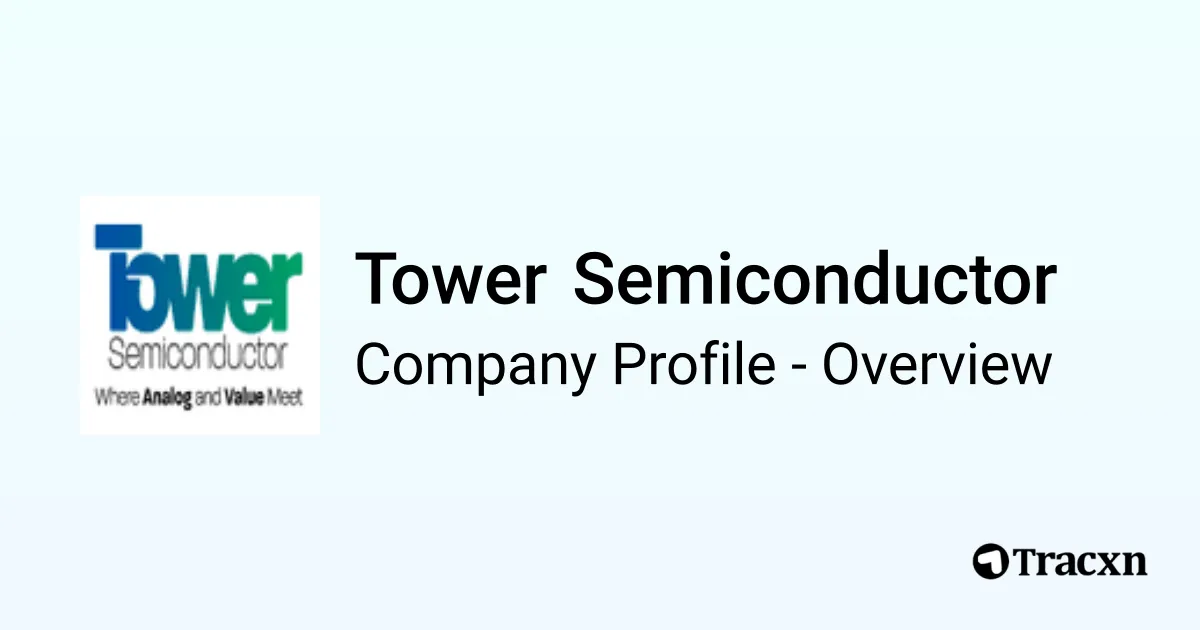 Tower Semiconductor - 2026 Company Profile, Team, Funding & Competitors ...