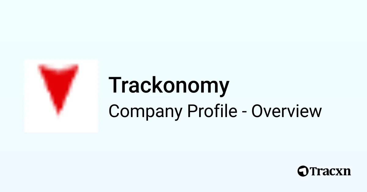 Trackonomy - 2025 Company Profile, Team, Funding & Competitors - Tracxn