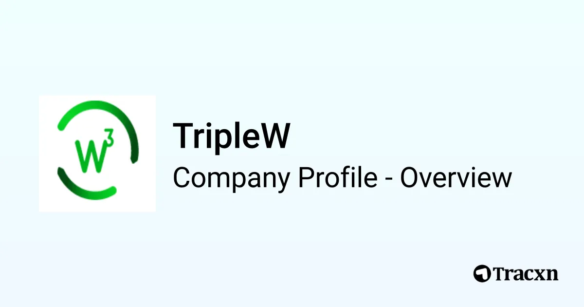 TripleW - 2026 Company Profile, Team, Funding & Competitors - Tracxn