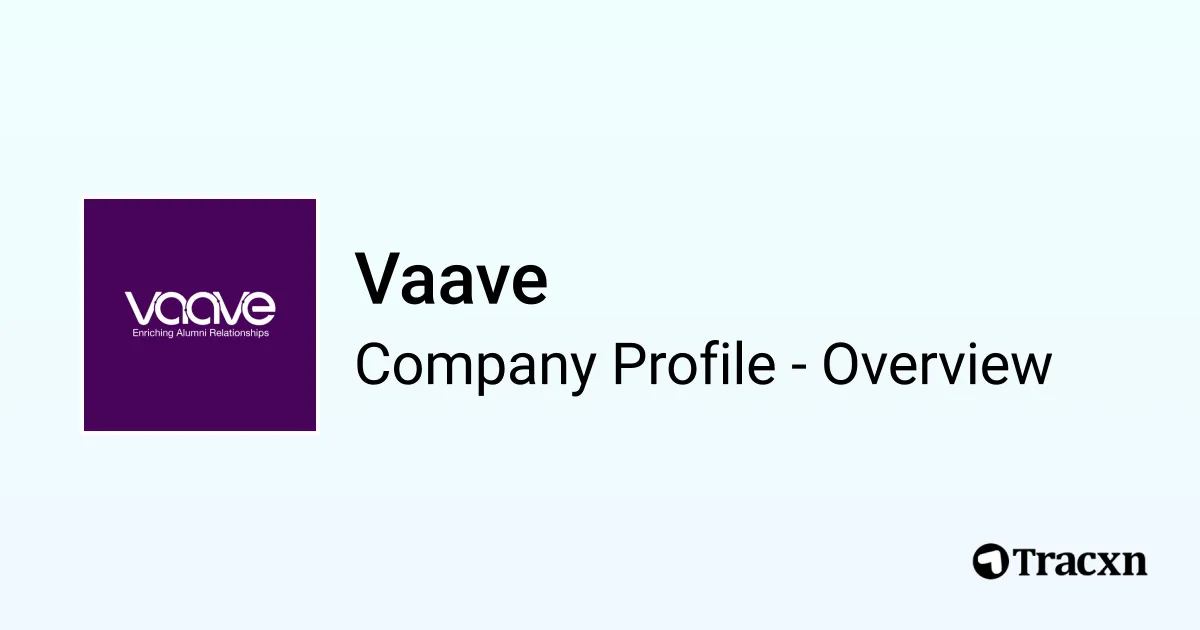 Vaave - 2025 Company Profile, Team, Funding, Competitors & Financials - Tracxn