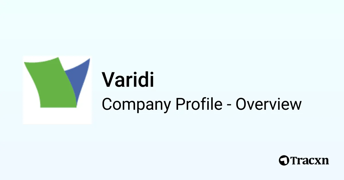 Varidi - 2026 Company Profile, Team, Funding & Competitors - Tracxn